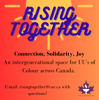 Rising Together - Canadian Unitarian Council Conseil unitarien du Canada